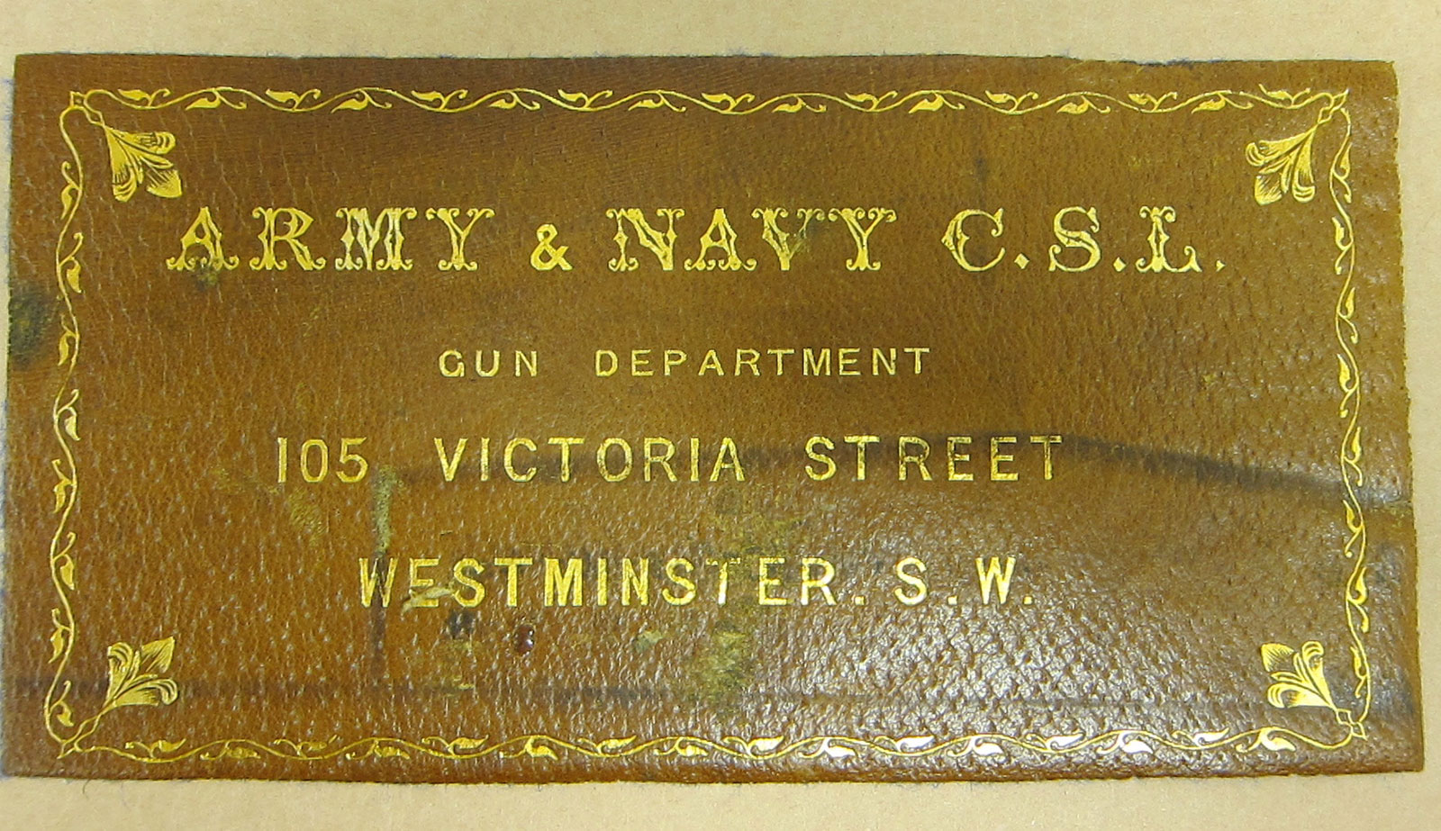 Trade Label: Army & Navy