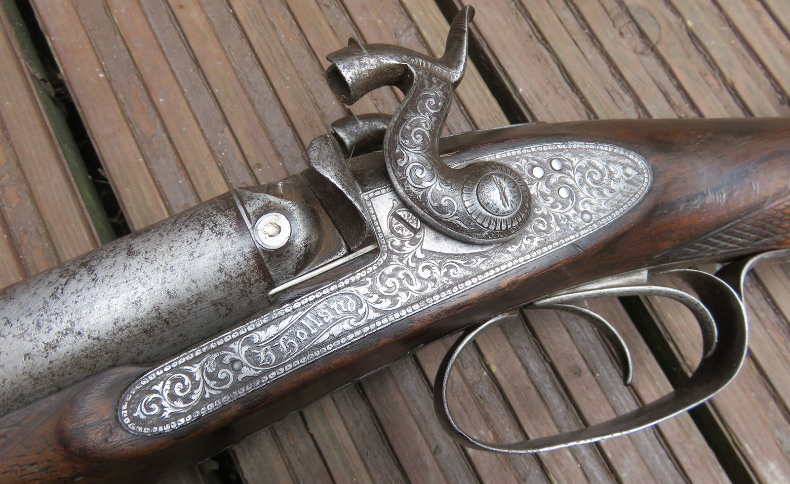 One of the earliest recorded guns by H. Holland
