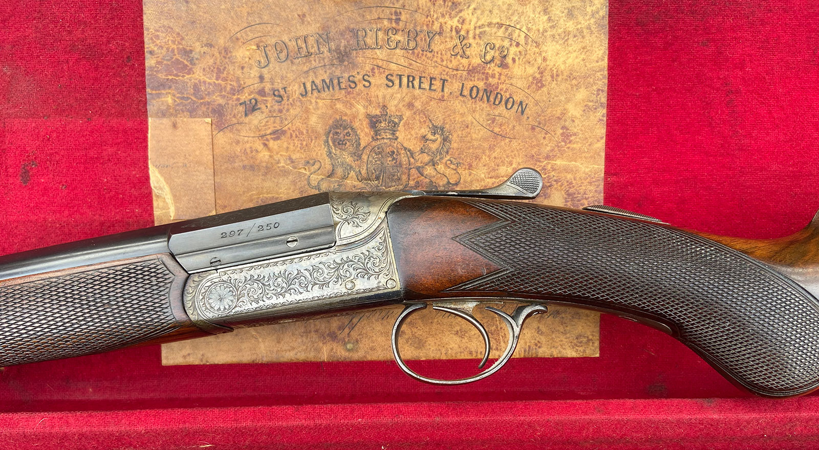 Rigby rook rifle 297/250