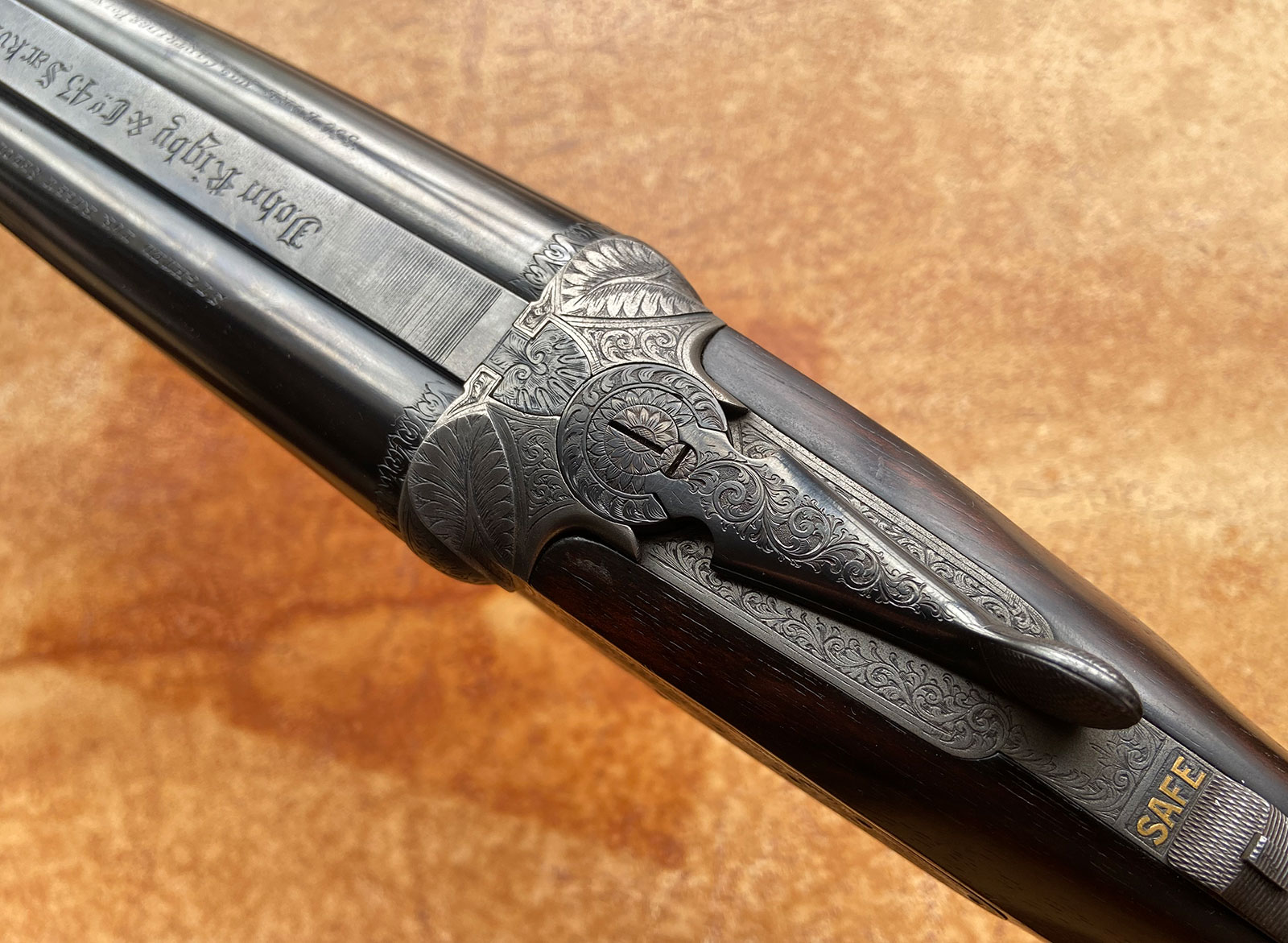 Four Rigby Rifle Types